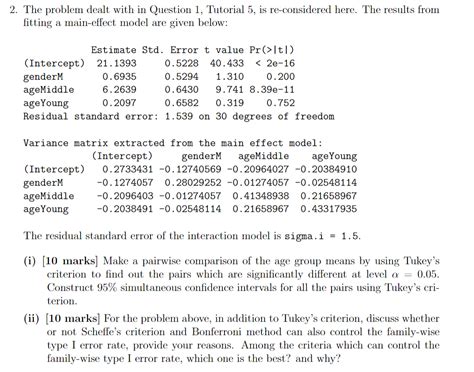 2 The Problem Dealt With In Question 1 Tutorial 5 Chegg Com