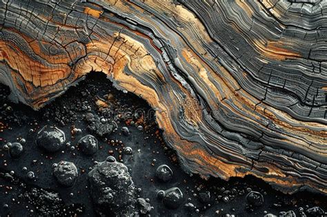 Tree Bark Wood Texture Background With Generative Ai Stock Illustration Illustration Of Design