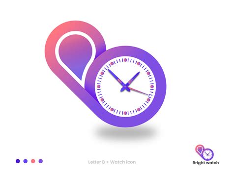 bright watch watch company logo by sazzad hossain onu on dribbble