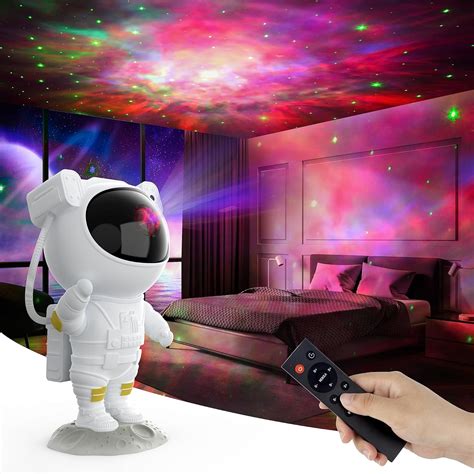 Astronaut Star Projector Galaxy Space Projector Night Light 360 Degr Luna Warehouse
