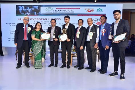 Lahoti Overseas Limited On Linkedin Awards Cottonyarn Yarn