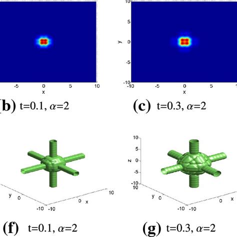 Morphology Evolution The Numerical Solution For Problem 5 With