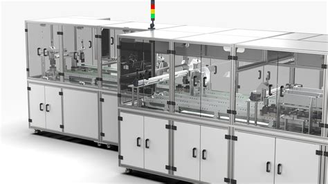 Transformer Shaping Test Sorting Production Line 3d Model Cgtrader