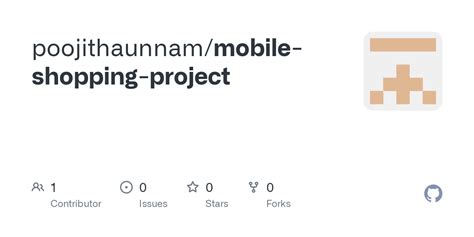 Github Poojithaunnammobile Shopping Project