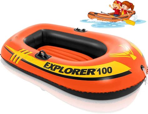 Buy Toy Imagine Explorer 100 1 Person Portable Orange Inflatable Poly
