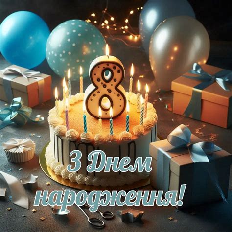 Красиві привітання з Днем народження хлопчику на 8 років Красиві привітання з Днем народження