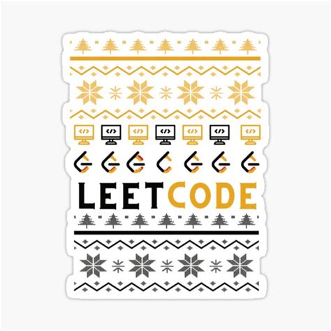 Leetcode 2 Sticker For Sale By Manialchemi Redbubble
