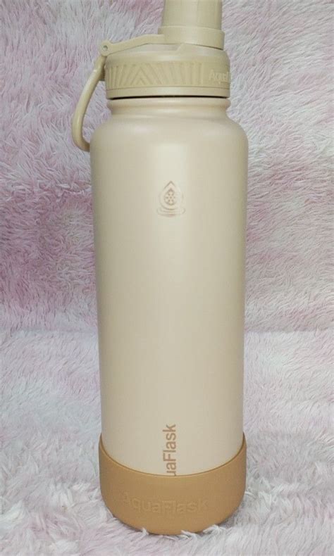 Aquaflask 40oz Yassi Edition Toasted Almond On Carousell