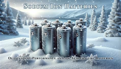 Sodium Ion Batteries Outstanding Performance As Low Temperature