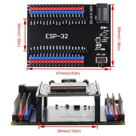 DIYmall DEVIT V1 ESP32 WROOM 32 Development Board 36Pins ESP32 ESP