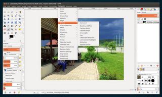 Un Bruto Con Debian Instalando Los Scripts Fu De Gimp