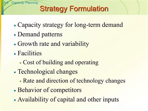 Chapter 5 Capacity Planningppt