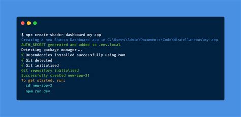 Github Sirtenzincreate Shadcn Dashboard A Cli Tool To Quickly Set Up A Nextjs Dashboard
