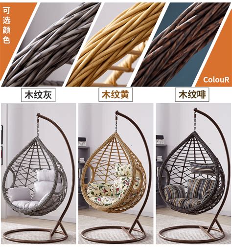 吊椅粗藤双人吊篮仿藤鸟巢椅阳台摇篮椅室内懒杆休闲网红户外秋千 虎窝淘