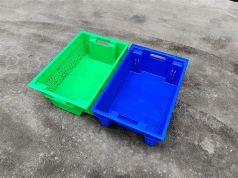 China Perforated Side Walls Stack And Nest Crate Manufacturers Suppliers Factory