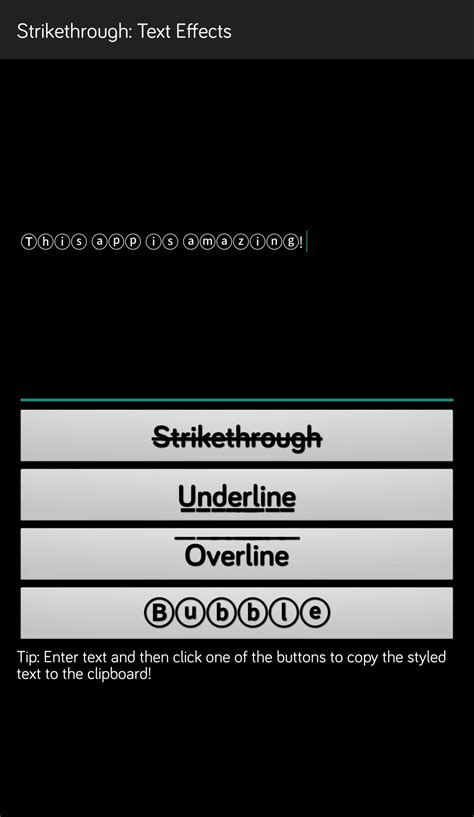 Strikethrough Text Effects Apk For Android Download