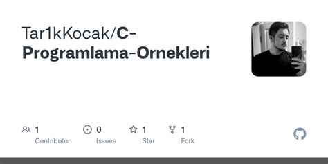 Github Tar1kkocakc Programlama Ornekleri