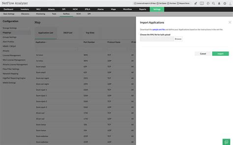 How To Create A New Mapping For Custom Applications In Netflow Analyzer