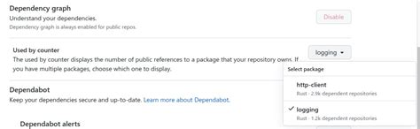 In Dependency Graph The Package Is Not Detected Correctly · Community · Discussion 33890 · Github