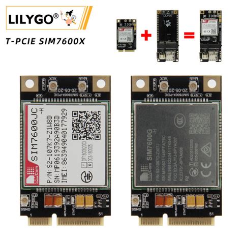 lilygo® t pcie sim7600 lte 4g development board iot module with gnss
