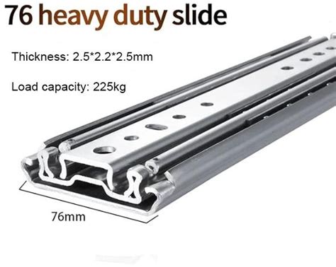 500lbs Load Capacity Telescopic Slide Rails Heavy Duty Drawer Sliders For Truck Camper Equipment
