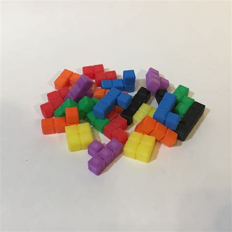 tetris pieces by yoyothechicken download free stl model
