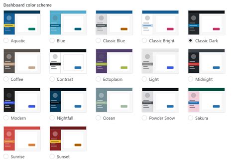 customize your dashboard colors support