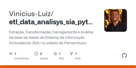 github vinicius luiz etl data analisys sia python extração