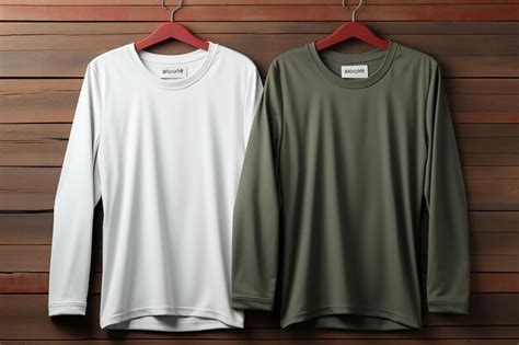 양극 산화 알루미늄에 대한 흰색 빈 티셔츠 템플릿 모형 프리미엄 사진