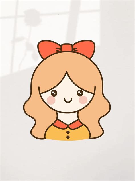 小女孩头简笔画 小女孩头简笔画图片 画趣文库（我爱生活）