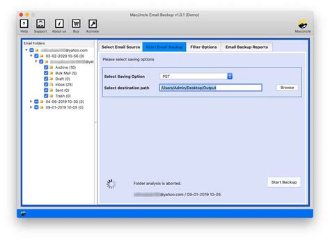 Backup Comcast Email Folders Locally In Any File Format