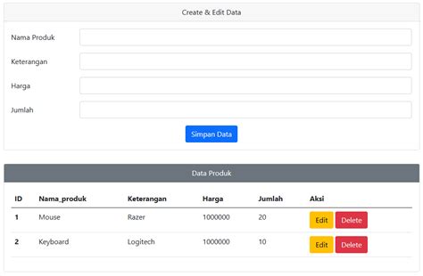 GitHub Davyhermap Crud Php CRUD Sederhana Menggunakan PHP Dan
