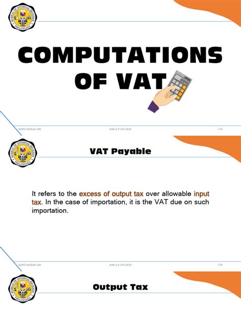 Computations Of Vat Pdf Value Added Tax Taxes