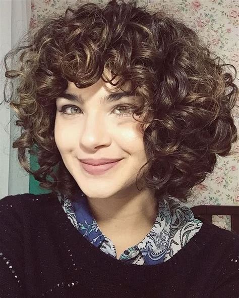 Curly Bob Haircut With Layers