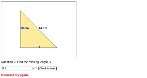 Pythagoras Theorem Mixed Questions