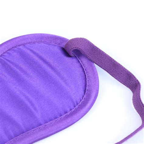 Satin Blindfold Purple Adult Sex Toys Intimate Supplies Sexual