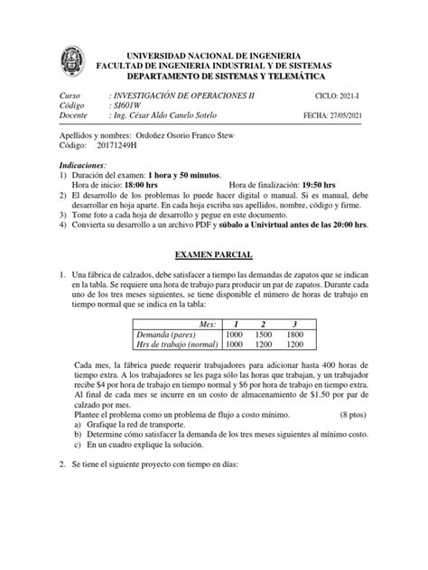 Examen Parcial Io2 Pdf Informática Examen Parcial Io2 Pdf Informática