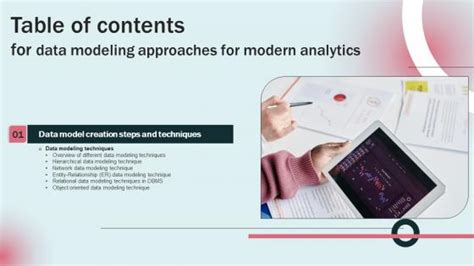 Data Modeling Approaches For Modern Analytics Table Of Contents Structure Pdf