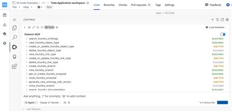 Vs Code Workspaces • Ai Development Tools • Palantir