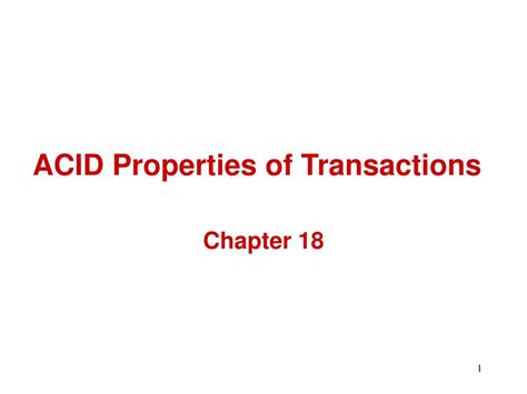 Ppt Acid Properties Of Transactions Powerpoint Presentation Free Download Id139289