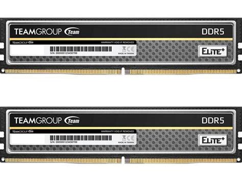 Team Elite Plus 64gb 2 X 32gb Ddr5 5200 Ram Specs Compare Prices Pangoly