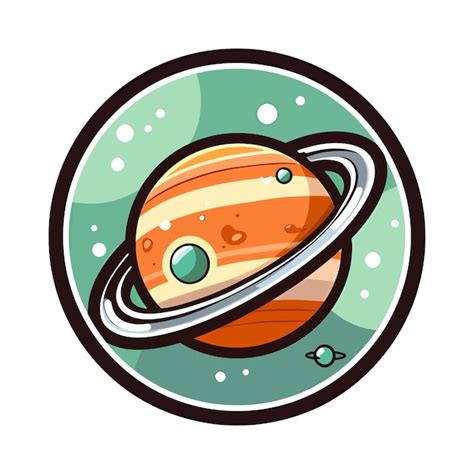 Premium Vector Planet Logo Icon Fantasy Colorful Planet Isolated On