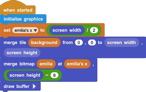 old school graphics programming microblocks learn