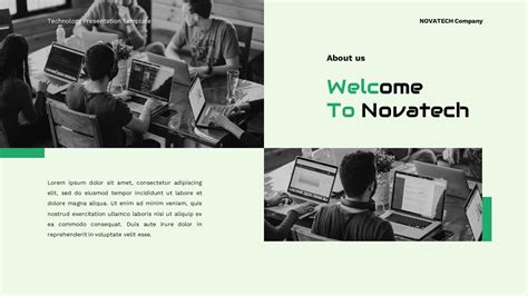 Novatech Technology Google Slide Templates Presentation Templates