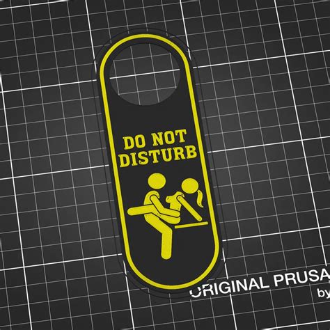Funny Door Hanger Sex 2 By Technerd Download Free Stl Model