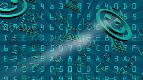 Data Flowing At Speed In Cyberspace Animation Stock Footage Video Of Bits Computer 247994624