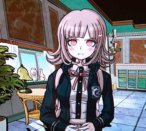 Chiaki Nanami Dangan Ronpa R Pouts