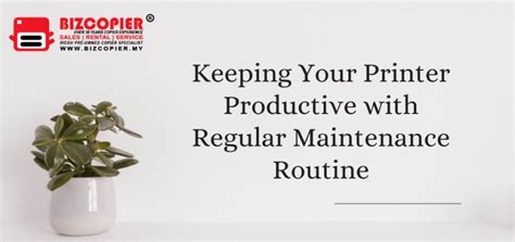 Keeping Your Printer Productive With Regular Maintenance Routine Ricoh Photocopier