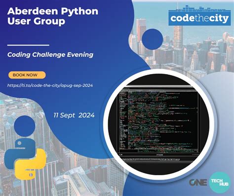 Join Aberdeen Python Group For Coding Challenges Codethecity Sc053447 Posted On The Topic