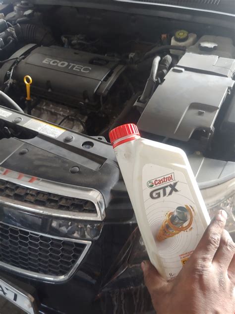 수원 정비소 쉐보레 대우 크루즈 라세티프리미어 캐스트롤 합성유 합성엔진오일 교체 및 잔유제거 엔진청소 플러싱 크리닝 교체 기가모터스 네이버 블로그